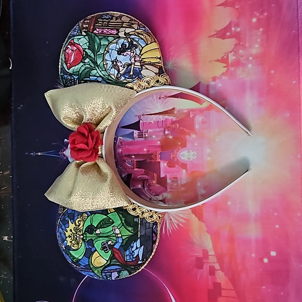 Disney Inspired Beauty And Beast Ears - Gem
